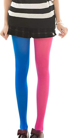 Pretyzoom Rose Red Saphir Frauen in Voller L&auml;nge Strumpfhose Zwei Get&ouml;nten Strumpfhosen Kost&uuml;m Legging Strumpfhose Freie Gr&ouml;&szlig;e Zwei Farben Damen Party Legging S