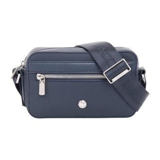 Lacoste Langon Petit Piqu&eacute; Umh&auml;ngetasche - - Bags - Herren - Blau - ONE SIZE