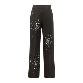 Des_Phemmes Wide Hosen - - Trousers - Damen - Schwarzk - S