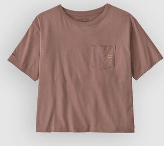 Patagonia Fitz Roy Massif Easy Cut Pocket T-Shirt moonrise taupe