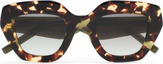 Kaleos Femme, Accessoires, Brun, Taille: 48 MM Halsey 004 Lunettes de soleil