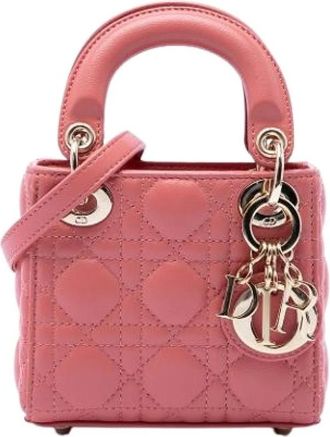 Dior Pre-owned Micro Lady - Femme - Pre-owned - Rose - Taille: ONE Size