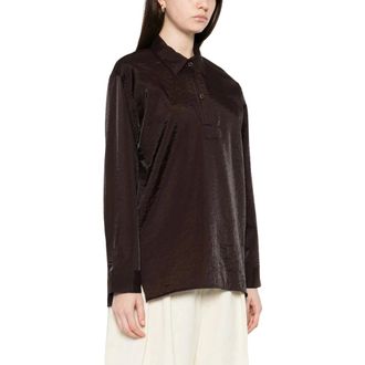 STUDIO NICHOLSON Damen, Blusen & Hemden, Braun, 2XSGr&ouml;&szlig;e