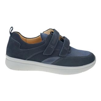 Ganter Bequemer Doppelt Verstellbarer Klett-Sneaker - - Shoes - Damen - Blau - 41 EU