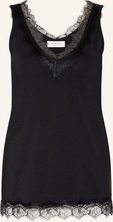 Rosemunde Top Billie Mit Spitze schwarz