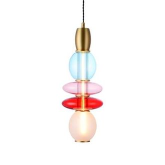 Elements Lighting + Décor Suspension Léonor - Multicolore - Aluminium