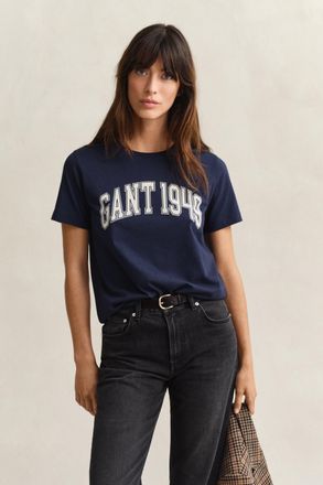 GANT Damen Graphic T-Shirt (XXXL) MARINE