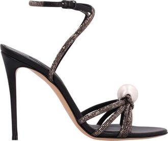 Casadei Femme, Chaussures, Noir, Taille: 38 1/2 EU Julia Labuan Sandales