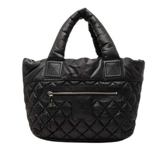 Chanel Pre-owned Sac Cabas Matelass&eacute; en Nylon - Femme - Pre-owned - Noir - Taille: ONE Size
