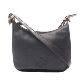 Loewe Sac bandouli&egrave;re en cuir Pre-owned - Femme - Pre-owned - Noir - Taille: ONE Size