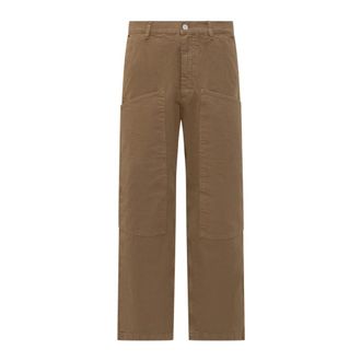 Amish Klassische Denim Jeans mit F&uuml;nf Taschen - - Jeans - Herren - Braun - W32