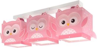 Dalber Plafonnier chambre denfant Pink Owl - 64483