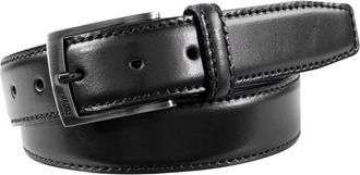 Joop Ledergürtel mit gesteppter Seitennaht in