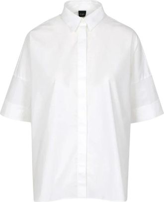 Fay Stretch Cotton Shirt - - Blouses & Shirts - Damen - Wei&szlig; - XS