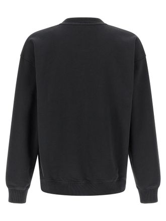Diesel Flocked Oval D Logo Sweatshirt - Black