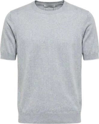 PESERICO Homme, Pulls, Gris, Taille: 2XL T-shirt en pur coton