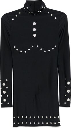 Coperni Snaps Minikleid - Schwarz