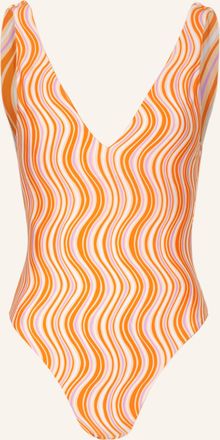Seafolly Badeanzug Mod Squad Zum Wenden orange