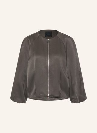 someday Someday Satinblouson Nolene Mit 3/4-Arm gruen