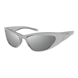 Balenciaga Silberne Sonnenbrille Bb0181S - - Accessories - Herren - Grau - 62 MM