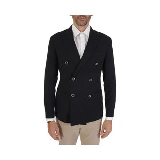 Emporio Armani City Line Blazer - - Jackets - Herren - Blau - M