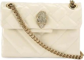 Kurt Geiger Femme, Sacs, Blanc, Taille: ONE Size Mini Sac Kensington en Cuir