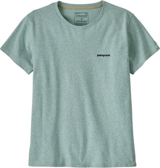 Patagonia Femme, Tops, Vert, Taille: 36 FR P-6 Logo Responsabili-Tee