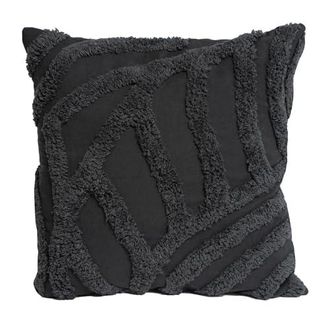 Soleil d'Ocre Coussin 40x40 cm TUFT Anthracite