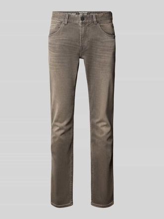 PME Legend Regular Fit Jeans mit Label-Stitching Modell Nightflight