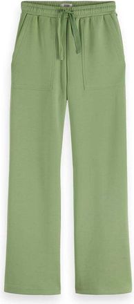 Scotch & Soda Damen Wide Leg Modal Sweatpants Casual Pants, Pistachio, L EU