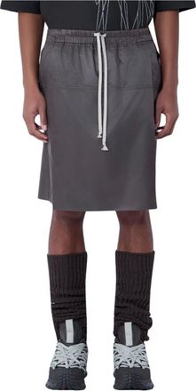 Moncler Homme, Shorts, Gris, Taille: L Drawstring Midi Kilt Shorts