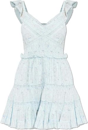LoveShackFancy Loveshackfancy, Femme, Robes, Bleu, Taille: 42 FR Presline Dress