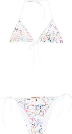 Missoni floral-print bikini - Wei&szlig;