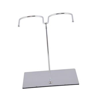 Angoily Stabiler Edelstahl Stiefelhalter Stiefel Displayständer Damenstiefel Präsentation Schuhgeschäft Aufbewahrungsschrank Schuhregal Ablage für Zuhause und