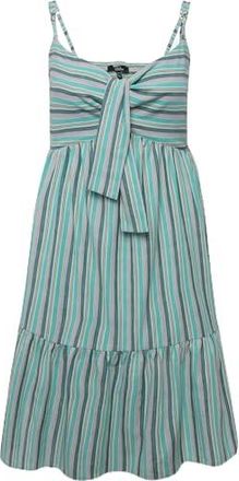 Ulla Popken Robe ray&eacute;e avec Cordon de Serrage A-Line 829245, Vert, 64/66 FR Femme