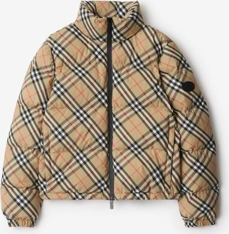 Burberry Doudoune Ambleside avec Check, Size: XXS