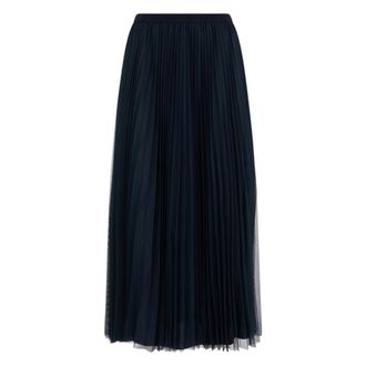 Fabiana Filippi Faltenrock aus T&uuml;ll - - Skirts - Damen - Blau - L