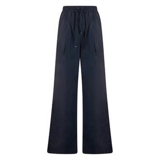 Herno Palazzo-Hose mit verstellbarem Bund - - Trousers - Damen - Schwarzk - M