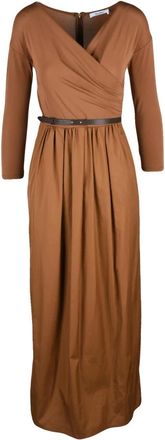 Max Mara Femme, Robes, Brun, Taille: 38 FR Kaiser Long Dress