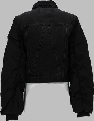 Ganni Cotton Denim Jacket - Black