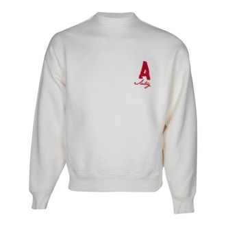 Autry Femme, Sweatshirts et sweats &agrave; capuche, Blanc, Taille: XS Felpa Heritage SweaT-shirt