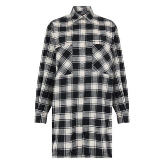 Diesel Oversized Check Hemdkleid - - Dresses - Damen - Mehrfarbig - M