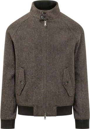 Baracuta Veste G9 en chevrons - Homme - Vestes - Brun - Taille: S