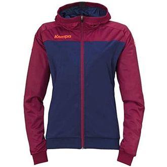 Kempa Damen Prime Multi Jacke, deep blau/deep rot, S, 200511911