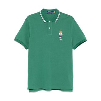 Polo Ralph Lauren Casual Gr&uuml;nes Baumwoll Kurzarm Polo - - Tops - Herren - Gr&uuml;n - S