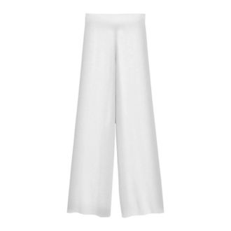 MC2 Saint Barth Hose aus Wollmischung mit Kaschmir - - Trousers - Damen - Wei&szlig; - S