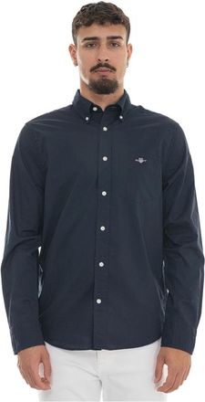 GANT Homme, Chemises, Bleu, Taille: S Casual Shirt