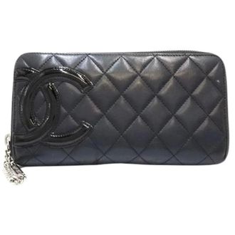 Chanel Porte-monnaie Pre-owned - Femme - Pre-owned - Noir - Taille: ONE Size
