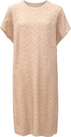 Meimeij Femme, Robes, Beige, Taille: 40 FR abiti Poliestere