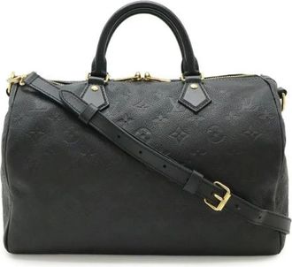 Louis Vuitton Sac &agrave; main Pre-owned Monogram Empreinte Speedy Soft 30 - Femme - Pre-owned - Noir - Taille: ONE Size